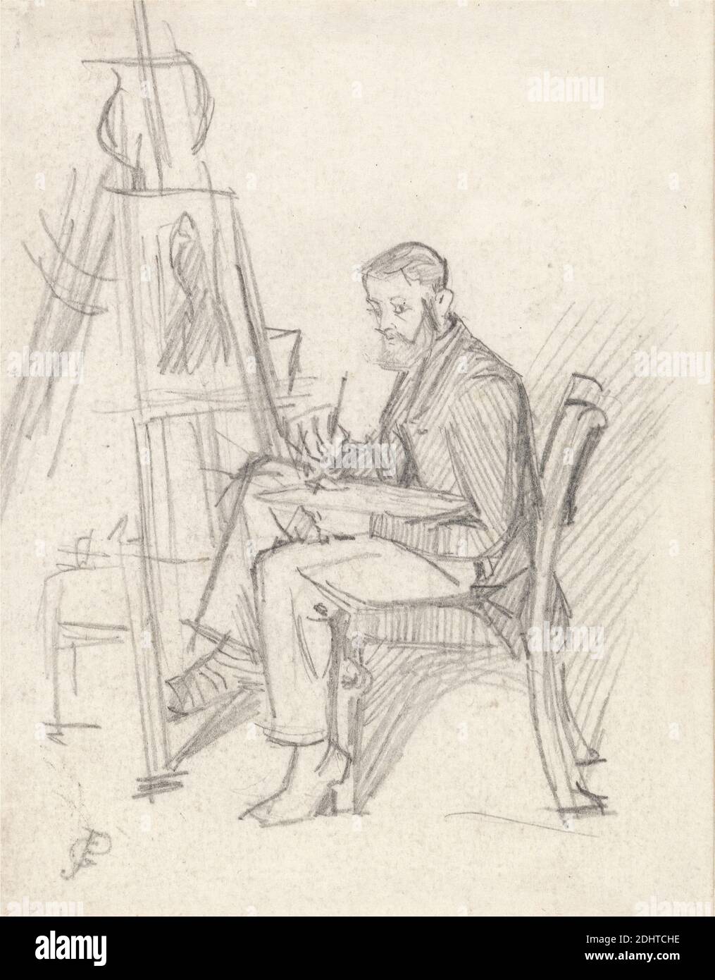Self Portrait, George John Pinwell, 1842–1875, British, undated ...