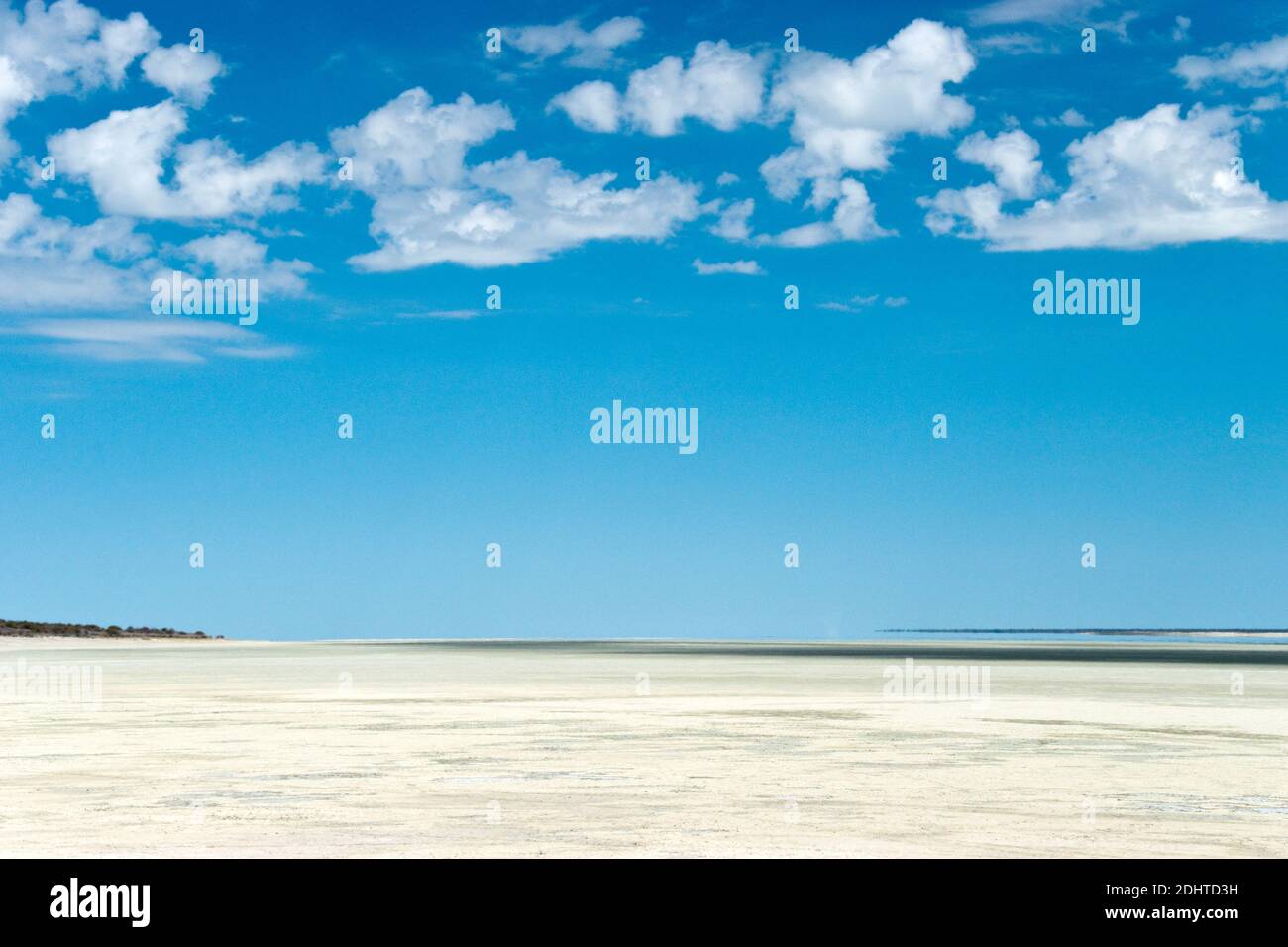 The vast salt pan in Etosha National Park, Namibia Stock Photo - Alamy