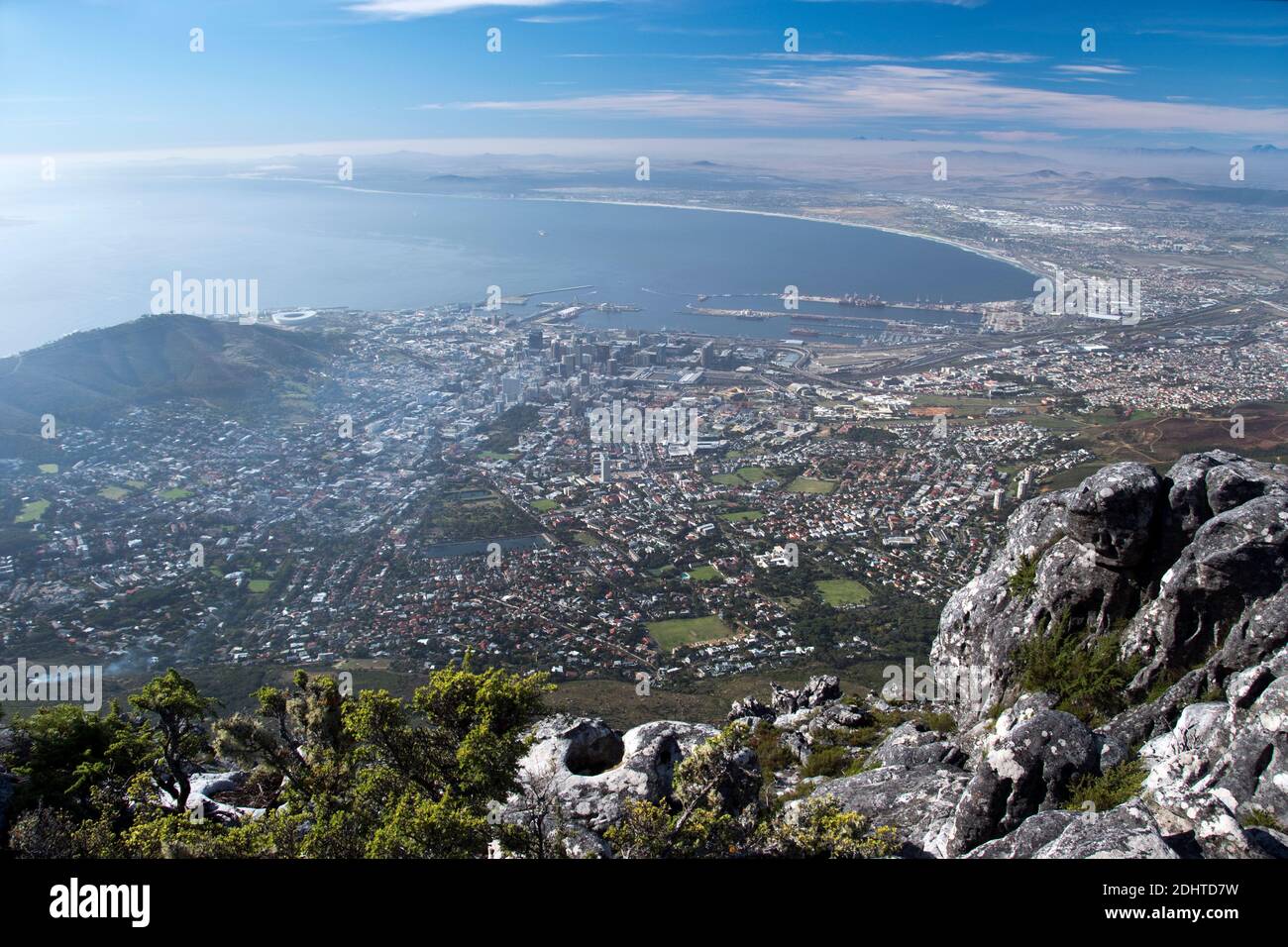 View From The Top Of Table Mountain