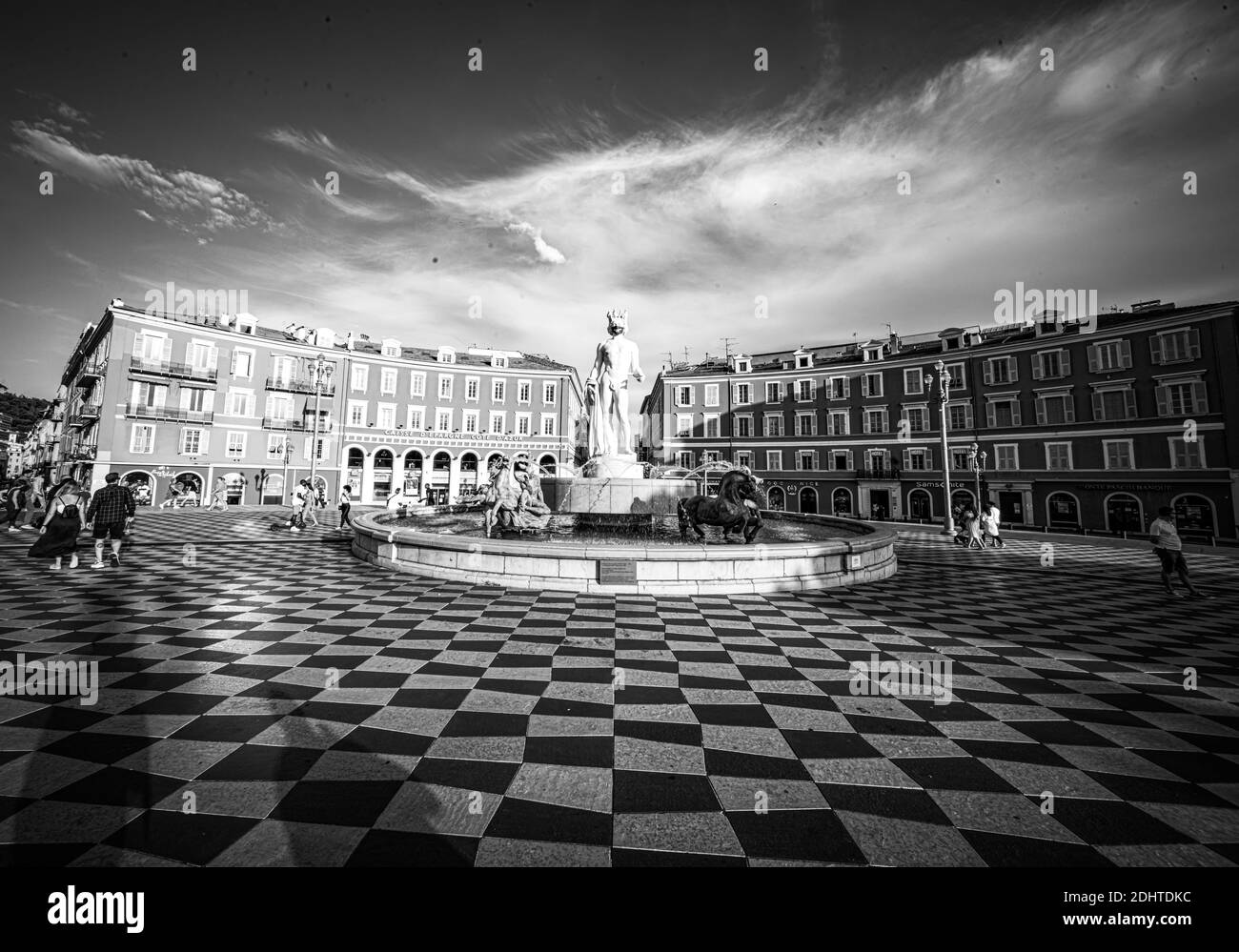 Place massena in nice Black and White Stock Photos & Images - Alamy