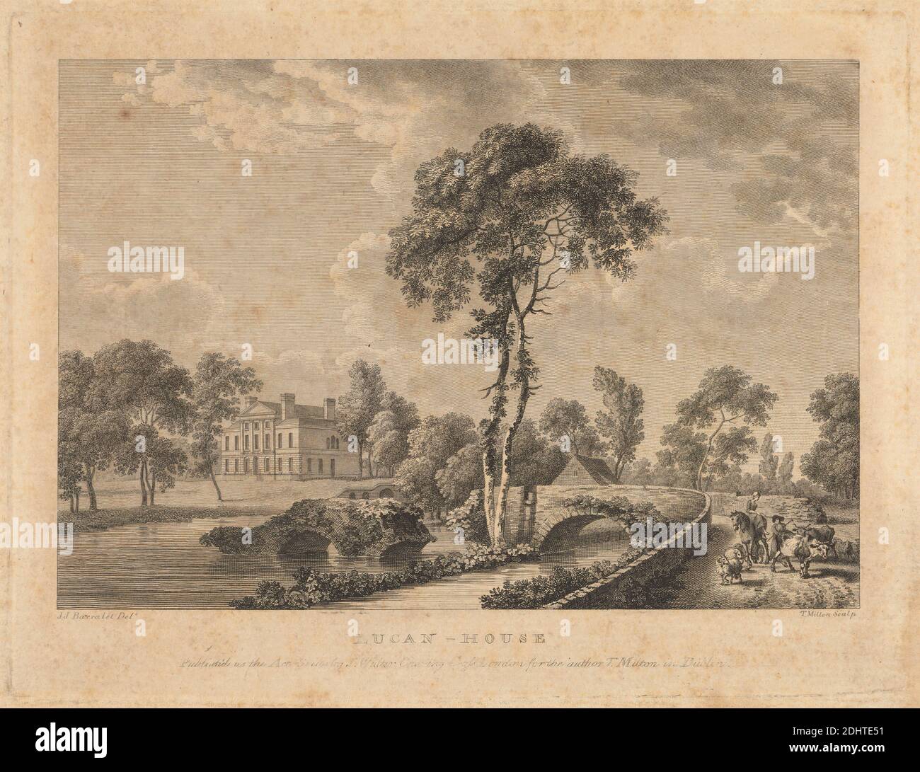 Lucan-House, Thomas Milton, 1743–1827, British, after John James ...