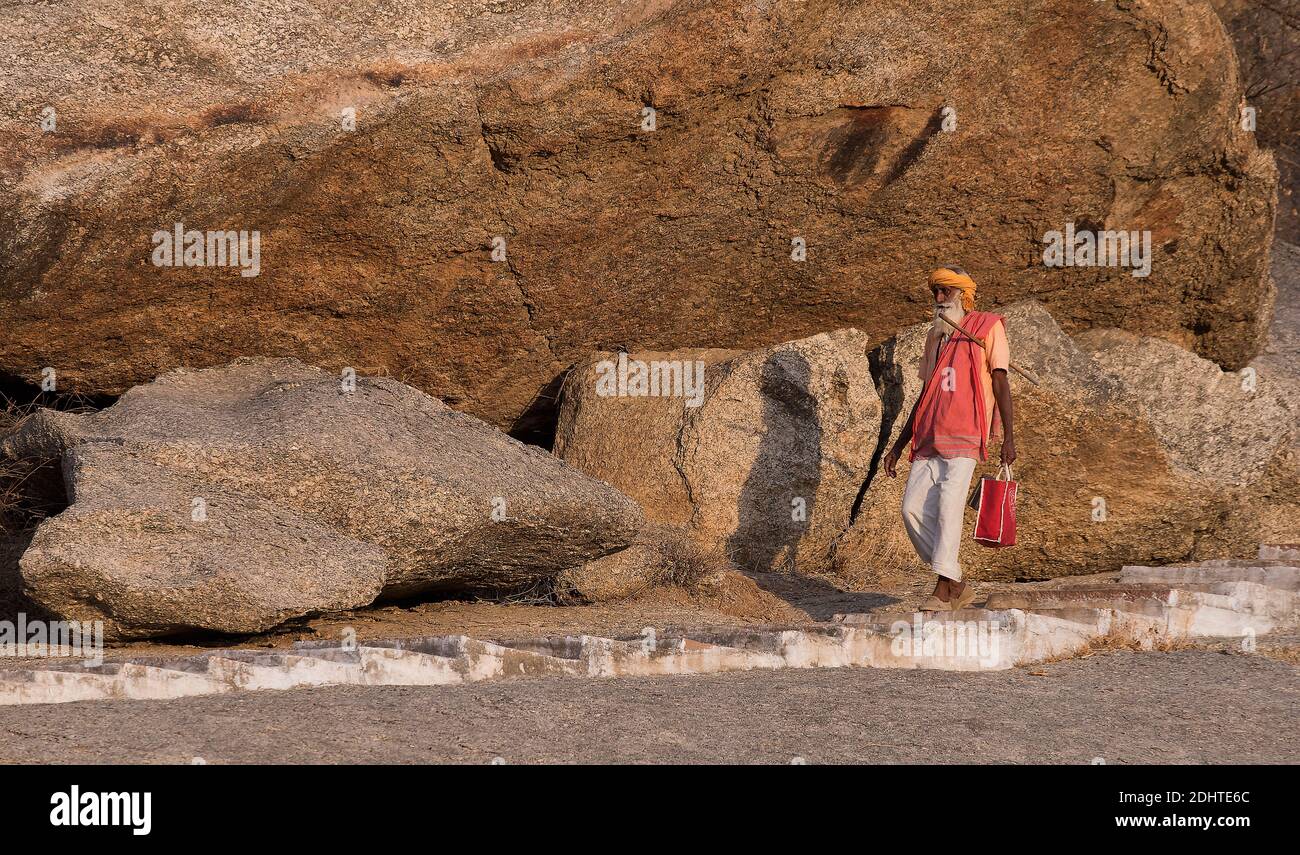 Hindu priest. Rajasthan, India Stock Photo - Alamy