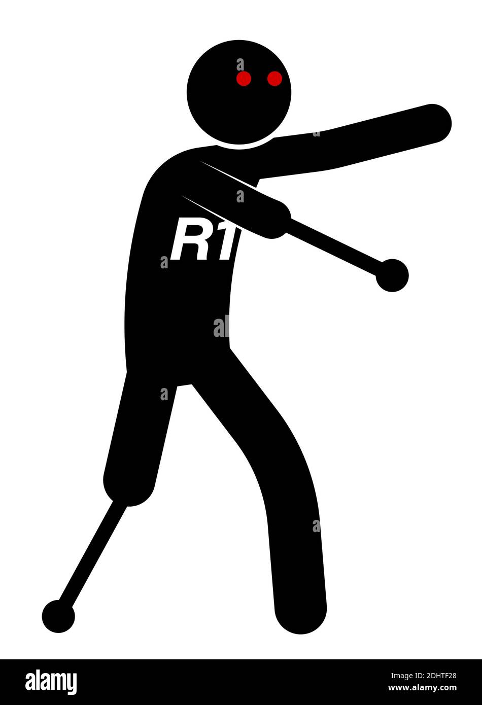 Prosthetic hand on human arm Cut Out Stock Images & Pictures - Alamy