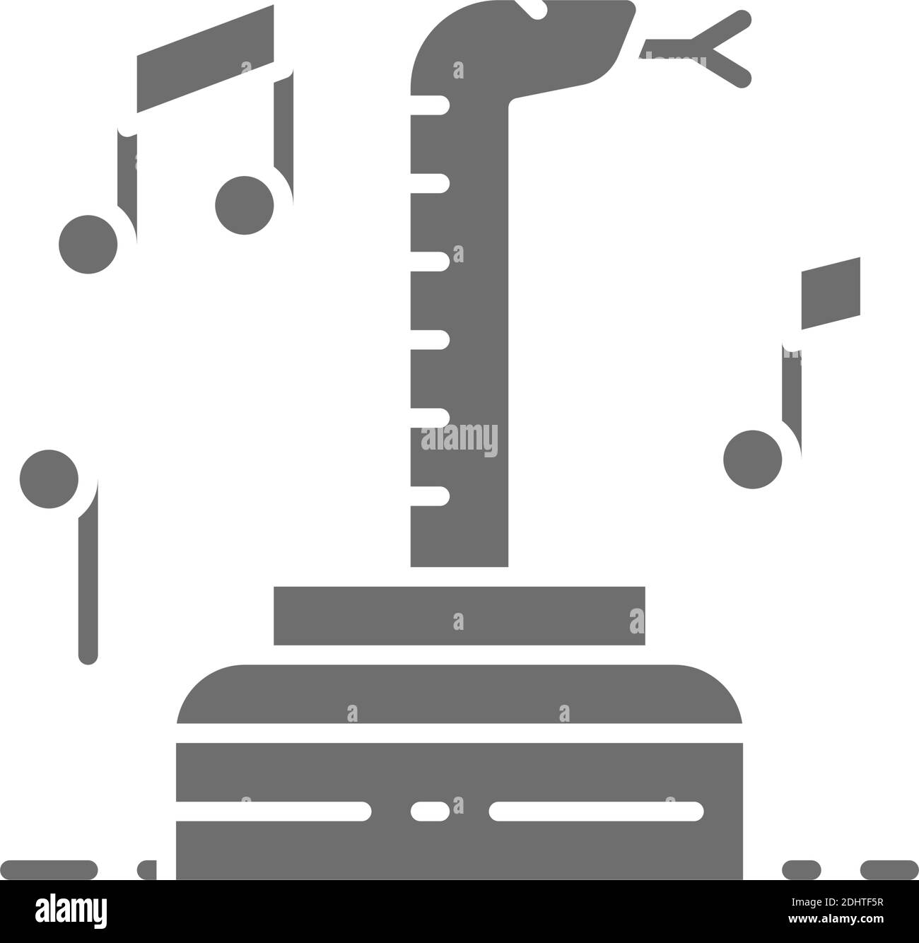 Snake, cobra, circus animal show grey icon Stock Vector Image & Art - Alamy