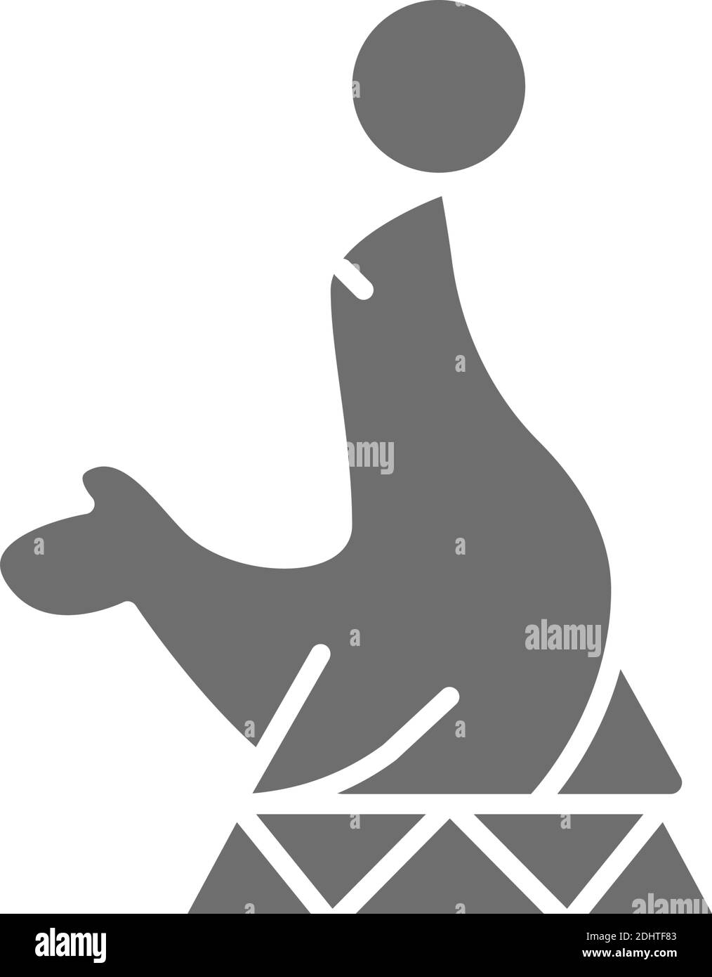 Circus seal balance Stock Vector Images - Alamy