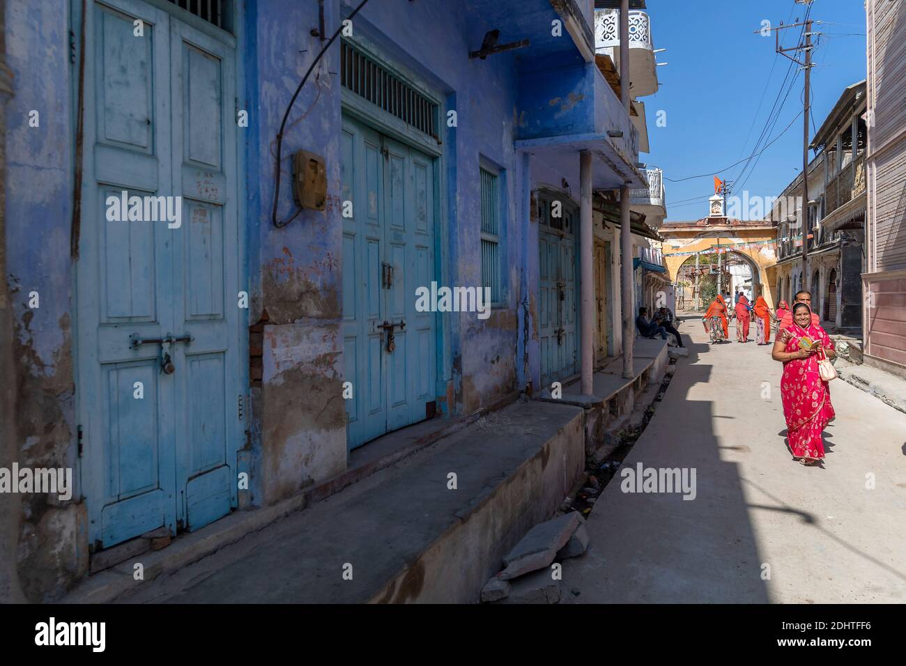 Street in Chanoud, Rajasthan, India Stock Photo - Alamy