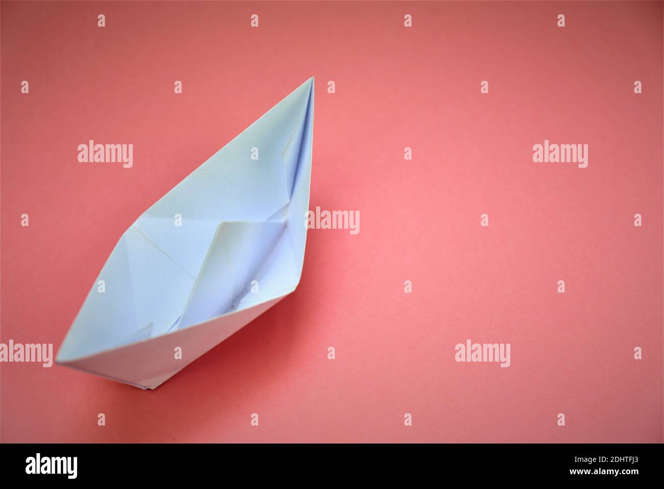 paper ship isolated on white background Stock Photo - Alamy