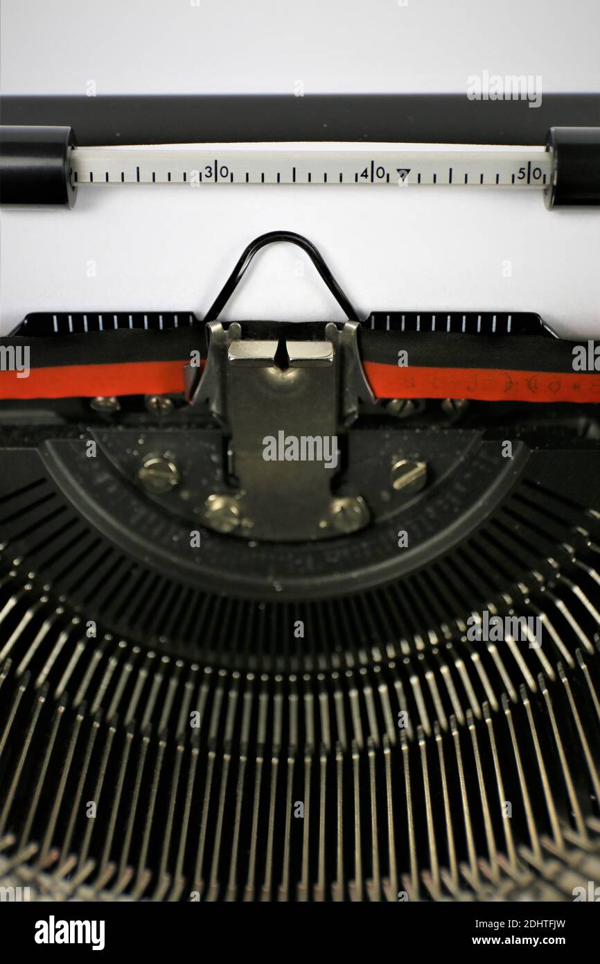 An Image of a typewriter Stock Photo - Alamy