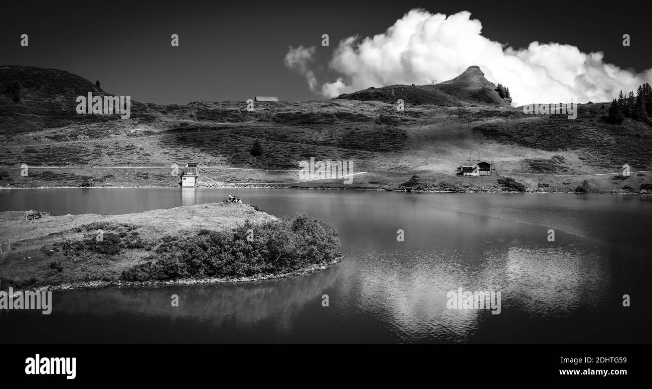 Mount titlis hiking Black and White Stock Photos & Images - Alamy
