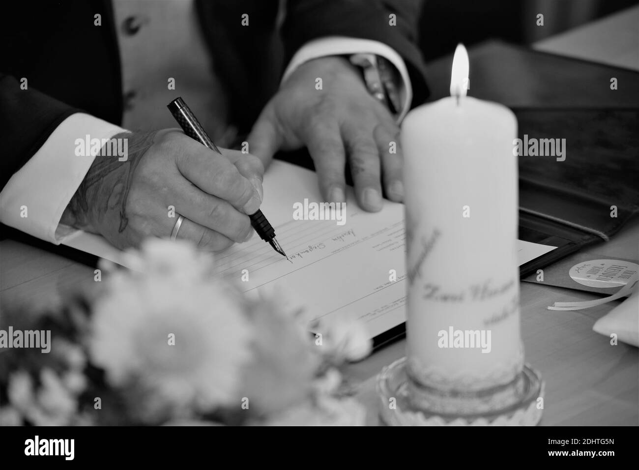 Man suit black made Black and White Stock Photos & Images - Alamy