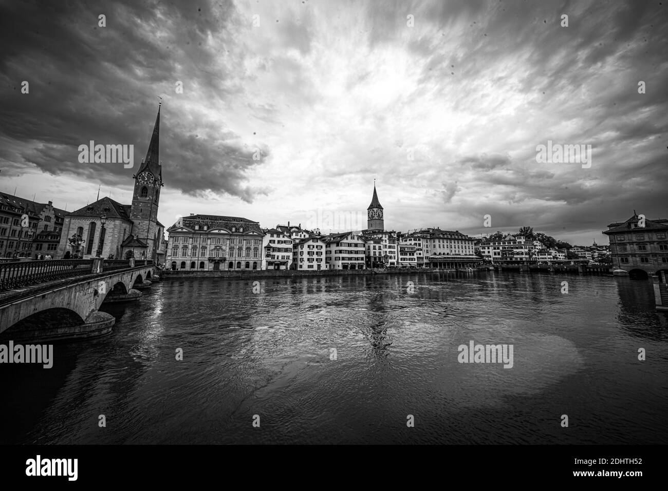 Skyline of the city of Zurich in Switzerland Stock Photo - Alamy