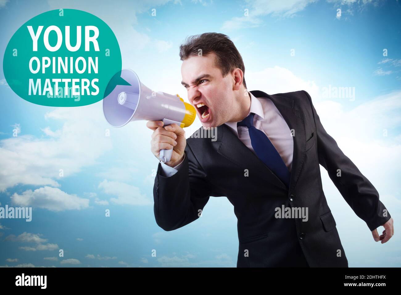 Concept of receiving feedback from the customers Stock Photo - Alamy