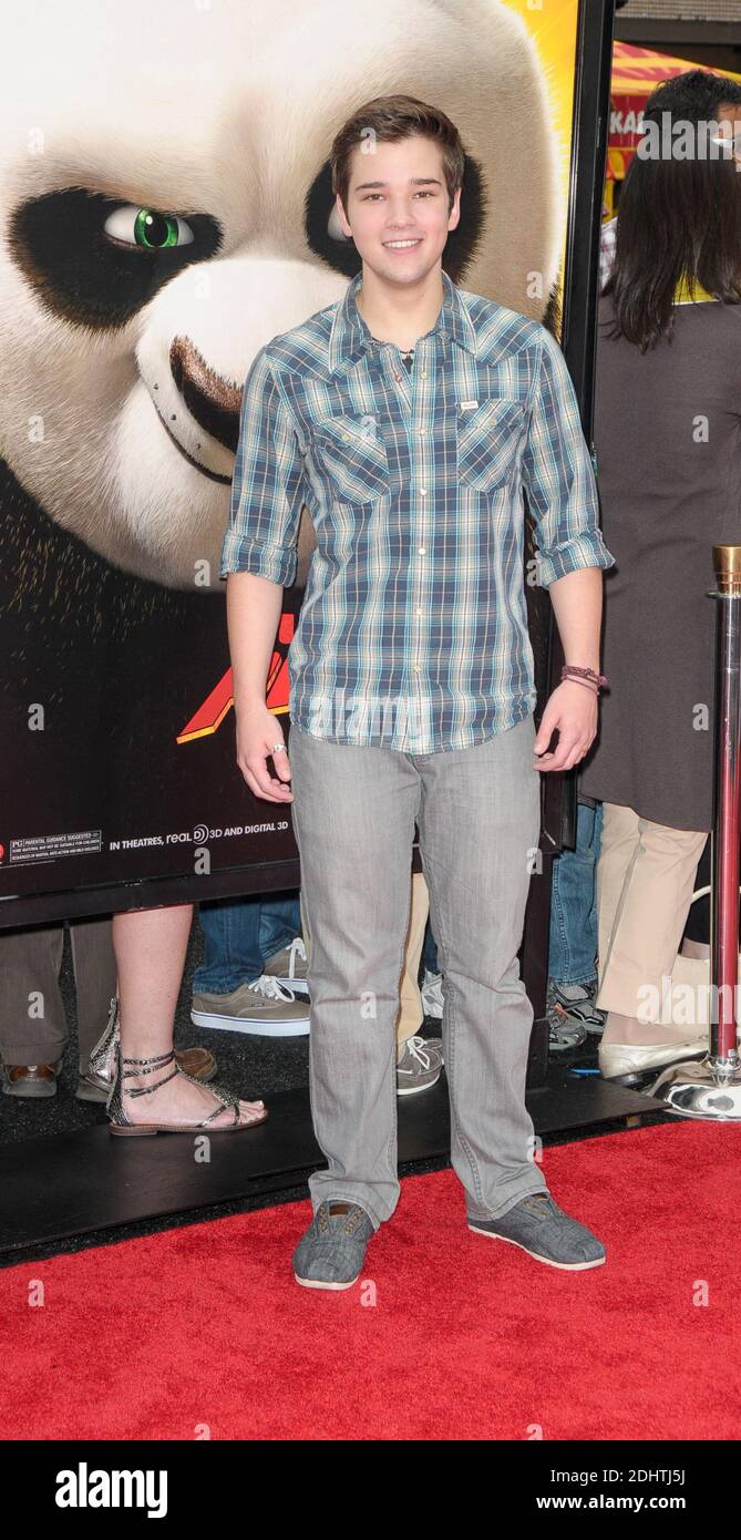 Nathan Kress at Premiere of 'Kung Fu Panda 2' held at Grauman's Chinese ...