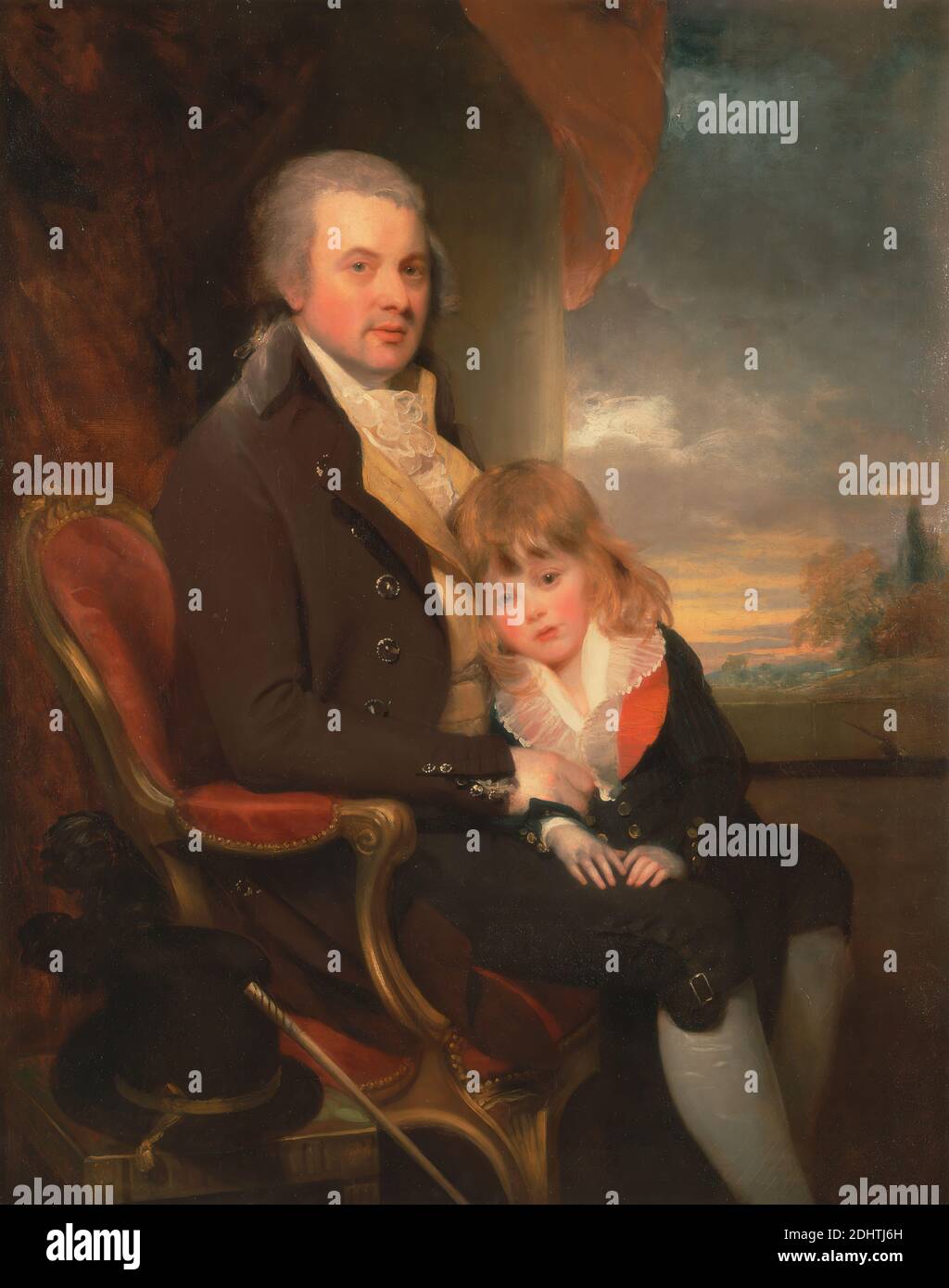 Edward George Lind and His Son, Montague, Sir William Beechey, 1753 ...