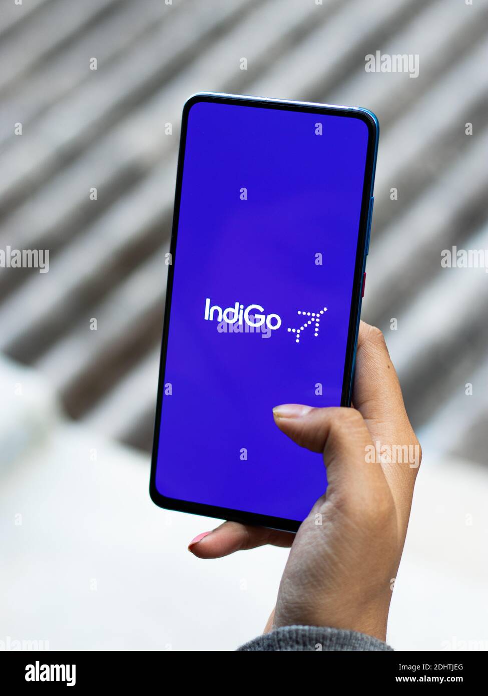 Indigo airline logo hi-res stock photography and images - Alamy