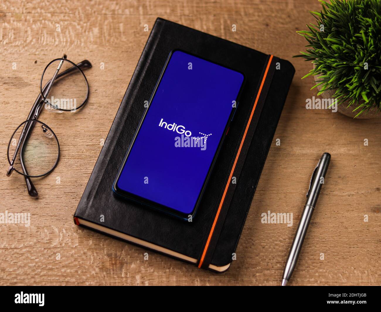 Indigo airline logo hi-res stock photography and images - Alamy