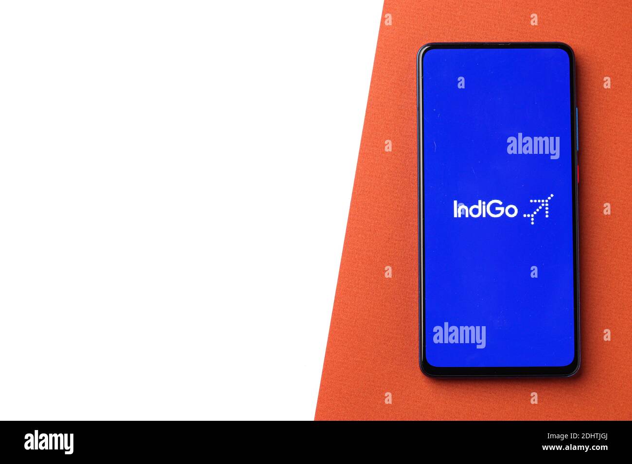 Indigo airline logo hi-res stock photography and images - Alamy