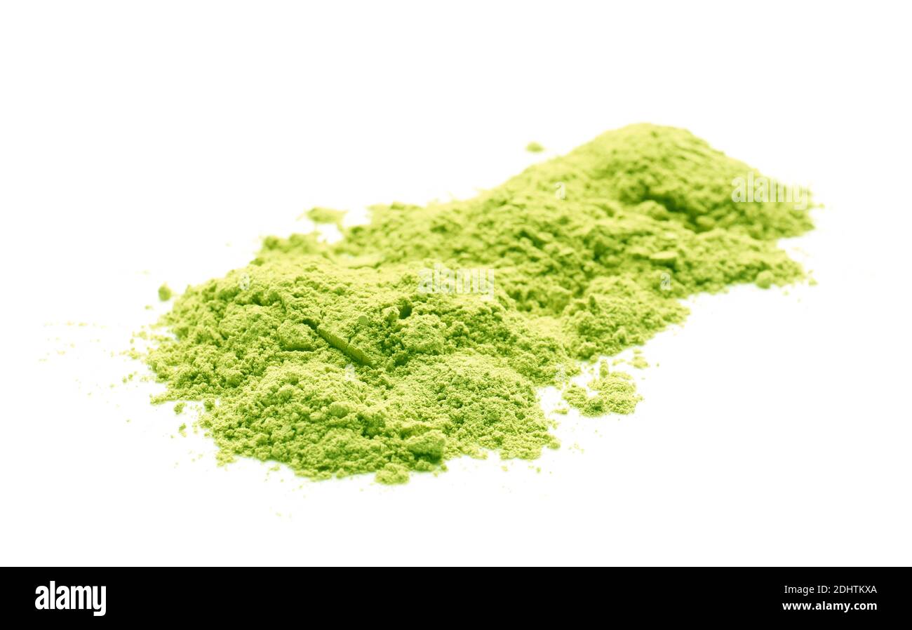 Matcha tea detail Cut Out Stock Images & Pictures - Alamy