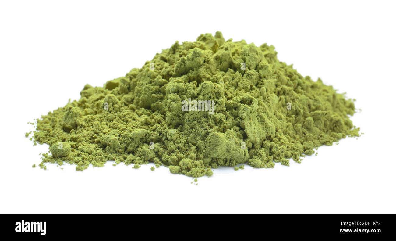 Matcha tea detail Cut Out Stock Images & Pictures - Alamy