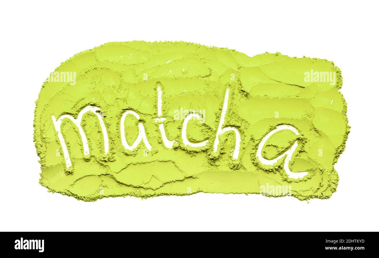 Matcha tea detail Cut Out Stock Images & Pictures - Alamy