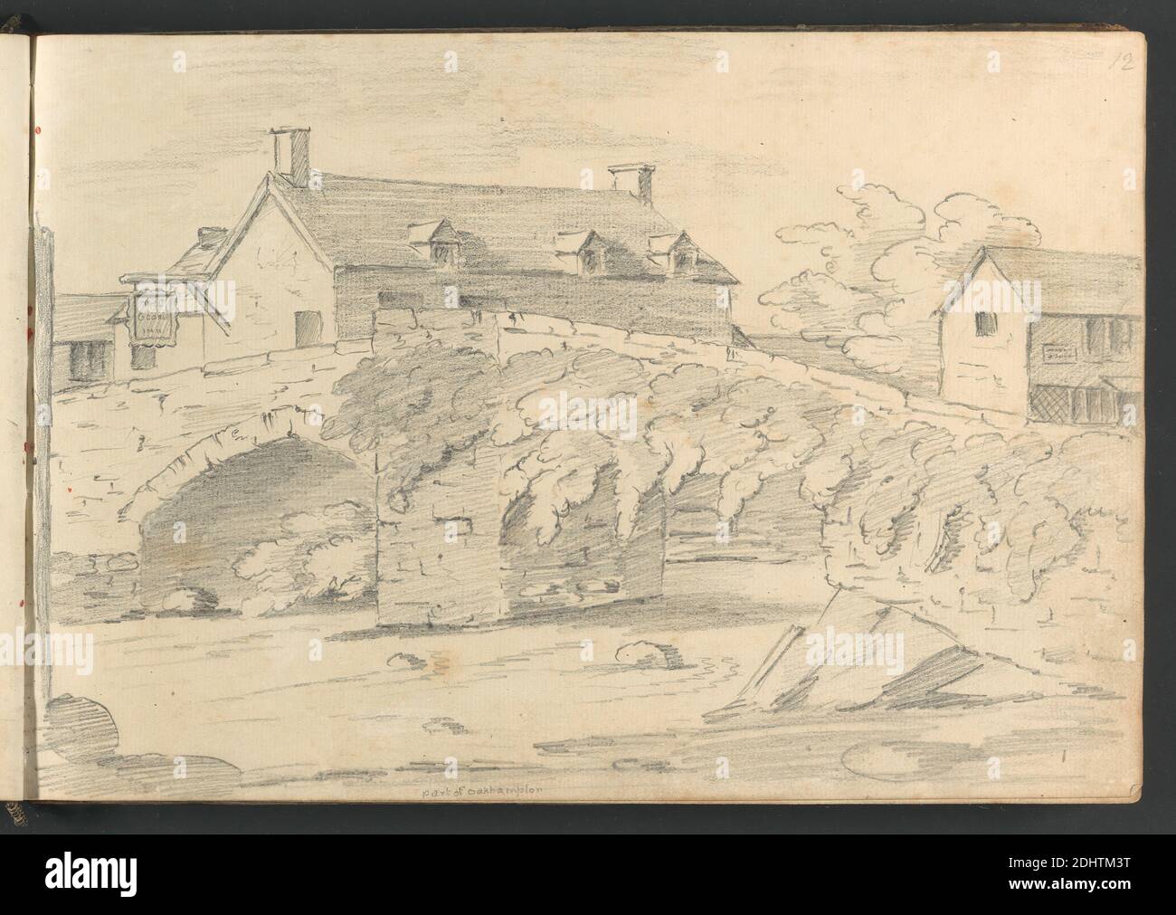 Part of Oakhampton, William Brockedon, 1787–1854, British, 1800 ...