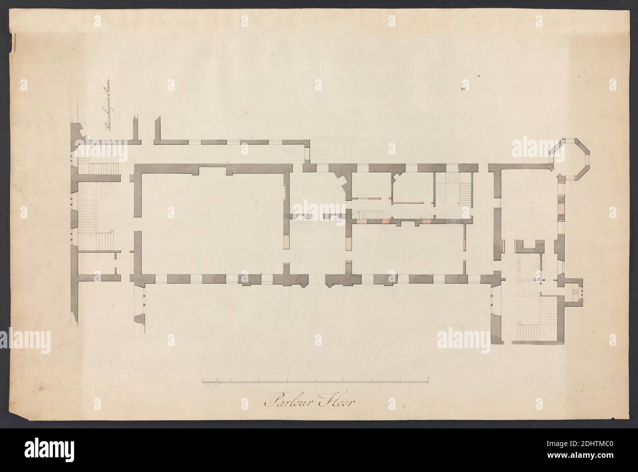 Hall and parlor plan hi-res stock photography and images - Alamy