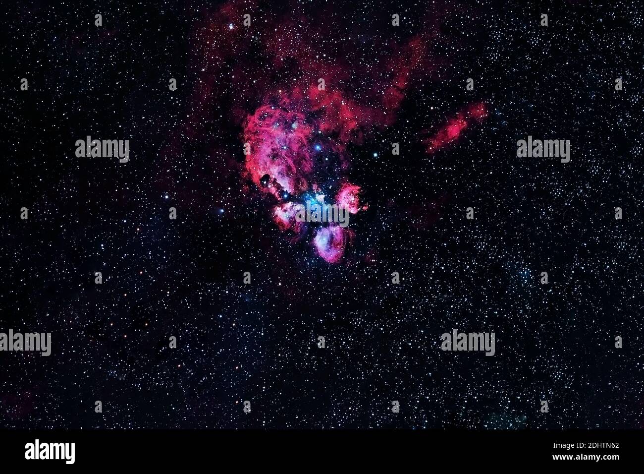 Beautiful colored galaxy in deep space. Elements of this image were ...