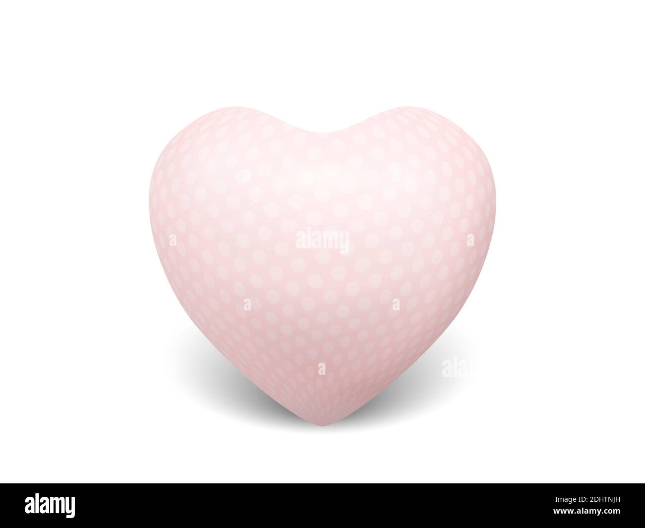 Heart on a white background. Vector illustration Stock Photo - Alamy