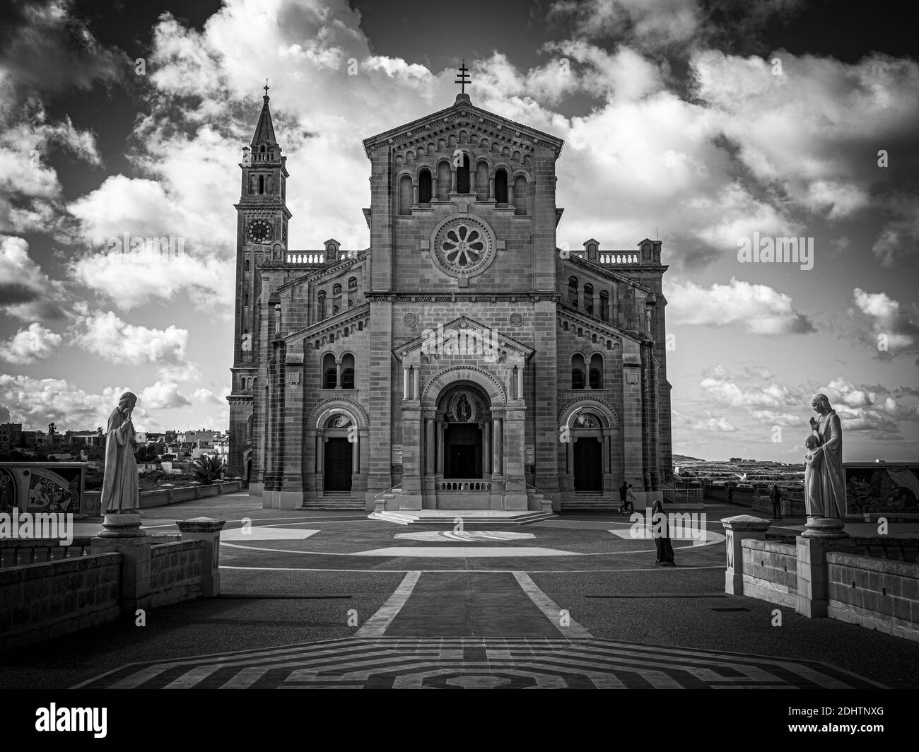 Ta Pinu Church on Gozo is a famous landmark on the island Stock Photo ...