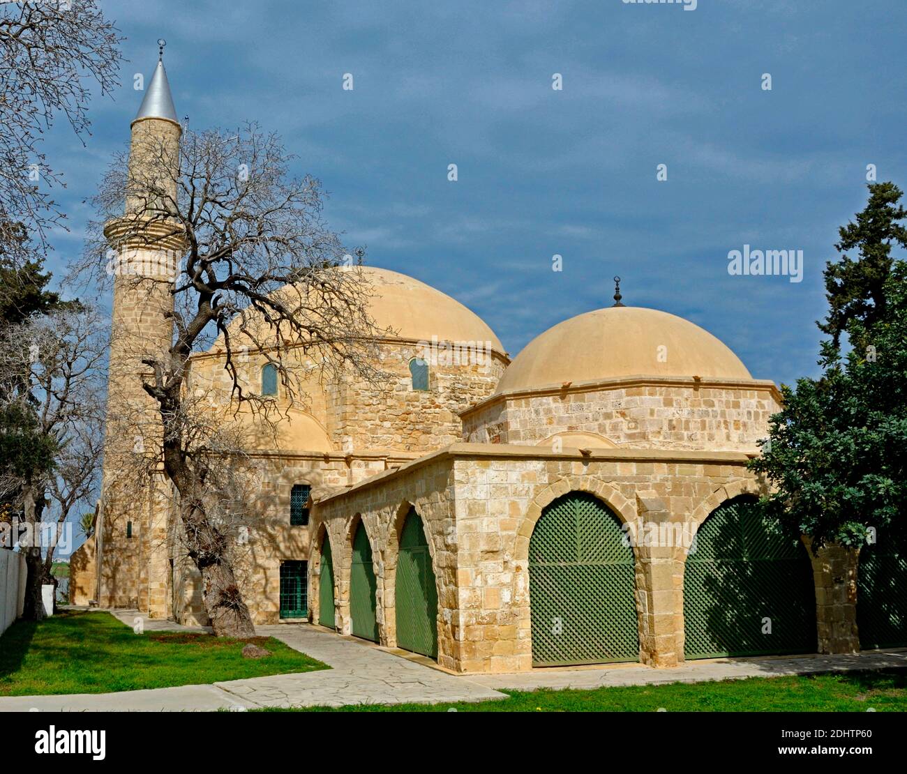 HALA SULTAN TEKKE MOSQUE, LARNACA, CYPRUS. FEBUARY The 1860 Mosque and ...
