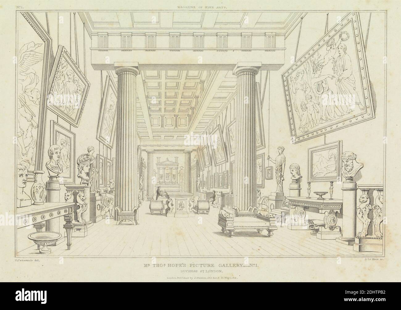 Mr. Thomas Hope's Picture Gallery, Duchess Street, London, unknown ...
