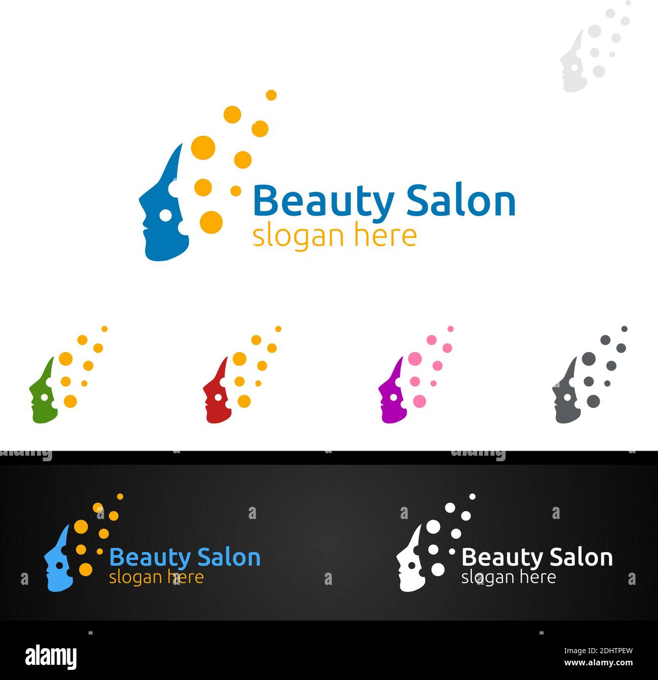 Salon Fashion Logo for Beauty Hairstylist, Cosmetics, or Boutique ...