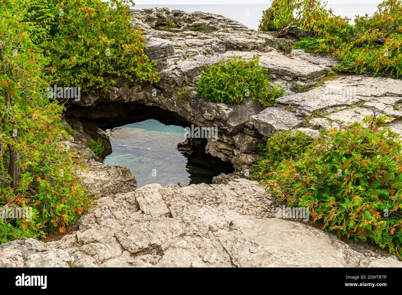 The Grotto Bruce Peninsula National Park Tobermory Ontario Canada Stock ...