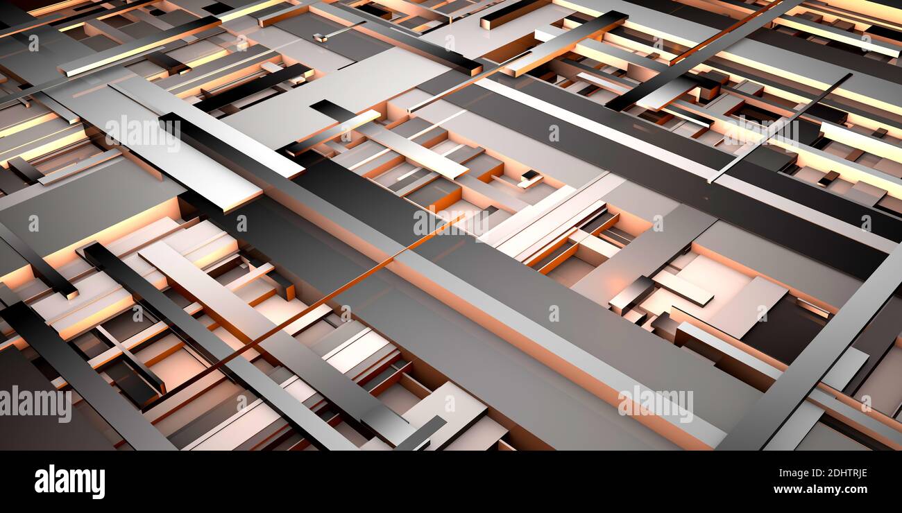 Engineering Abstract as a Concept Background Art Stock Photo - Alamy