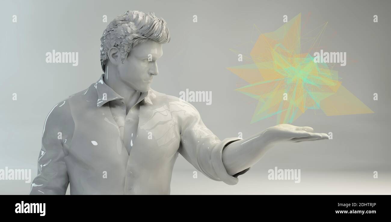 Futuristic Background as a Network Concept Art Stock Photo - Alamy