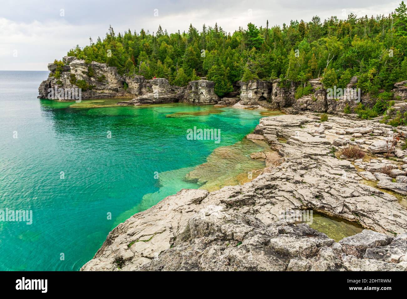 The Grotto Bruce Peninsula National Park Tobermory Ontario Canada Stock ...