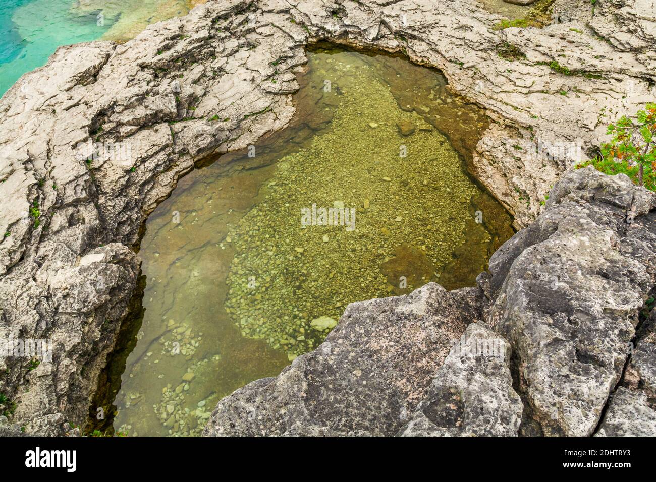 The Grotto Bruce Peninsula National Park Tobermory Ontario Canada Stock ...