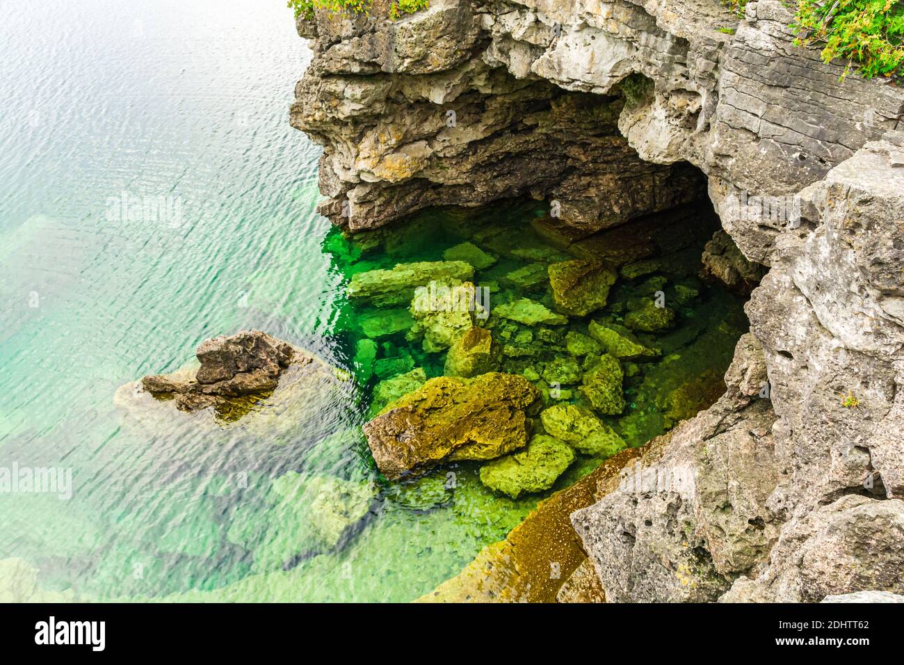 The Grotto Bruce Peninsula National Park Tobermory Ontario Canada Stock ...