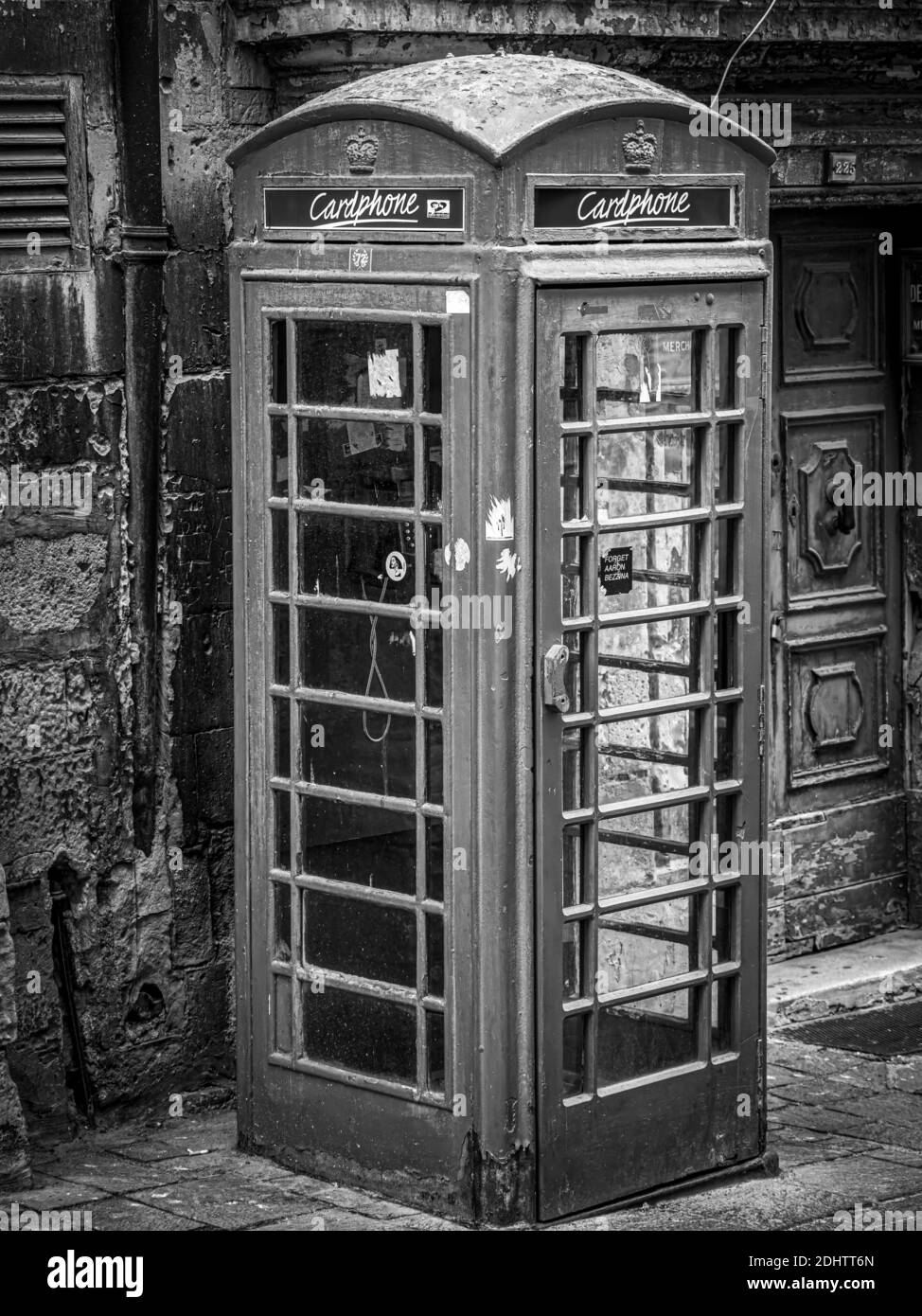 British phone booth in the city of Valletta Stock Photo - Alamy