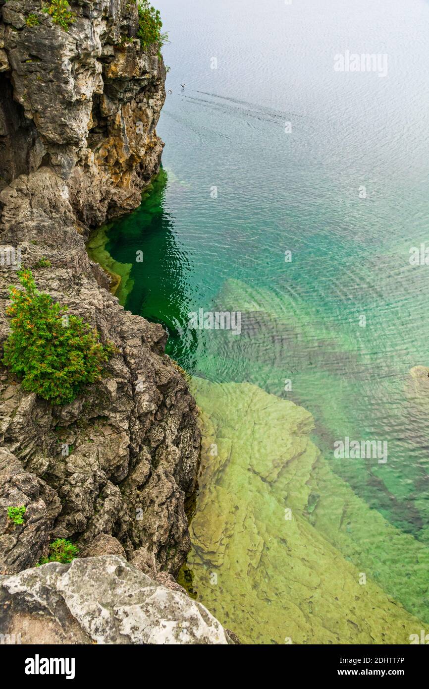 The Grotto Bruce Peninsula National Park Tobermory Ontario Canada Stock ...