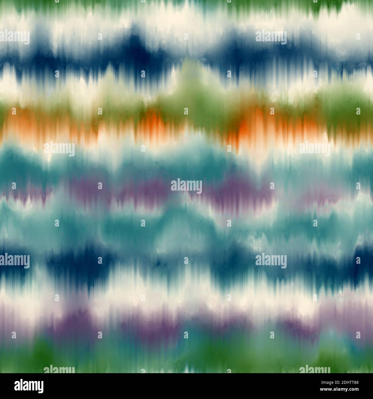 Seamless faux striped tie dye pattern swatch Stock Photo - Alamy