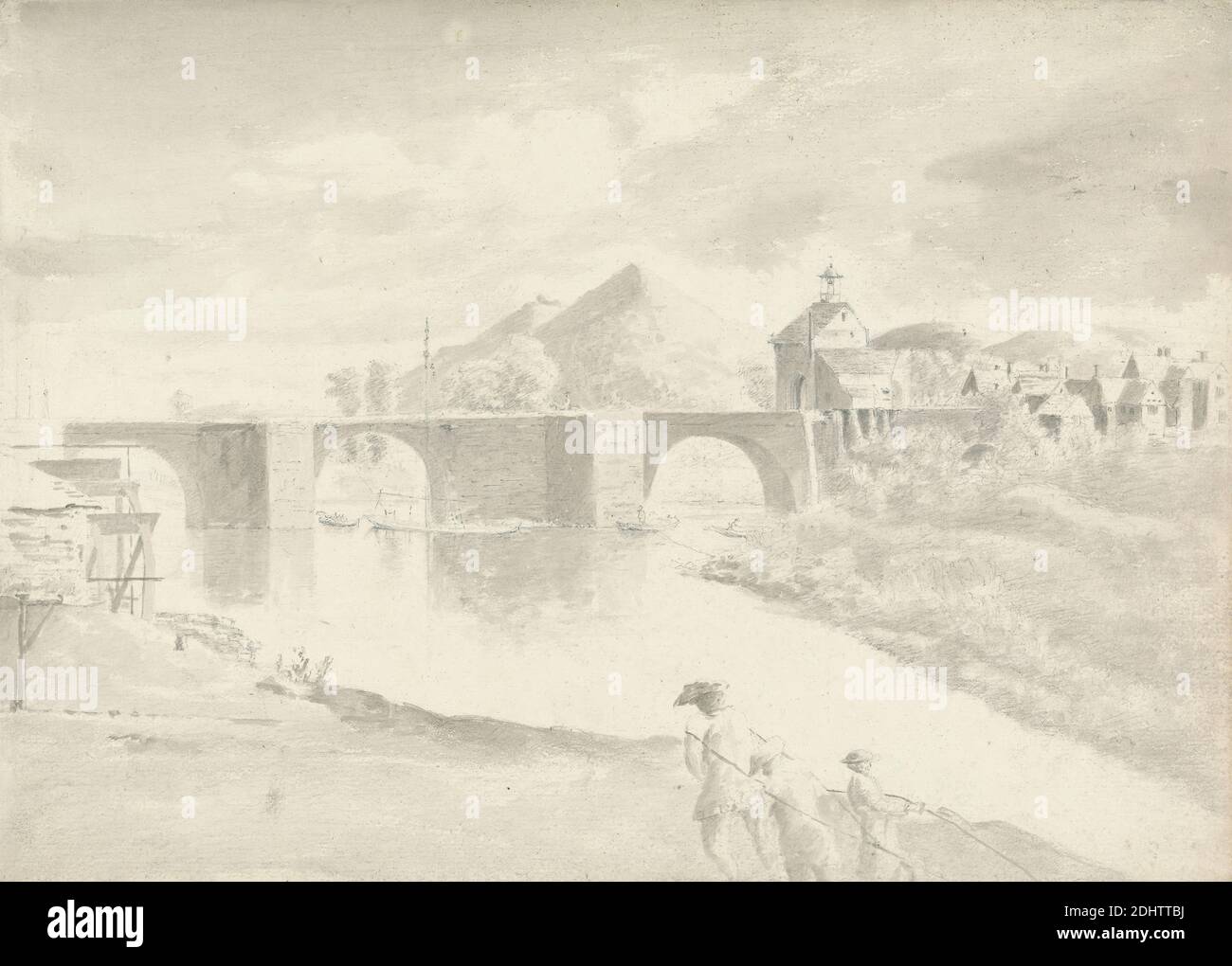 Bridgenorth Bridge, Attributed to Peter Rashleigh, active 1775, Pupil ...