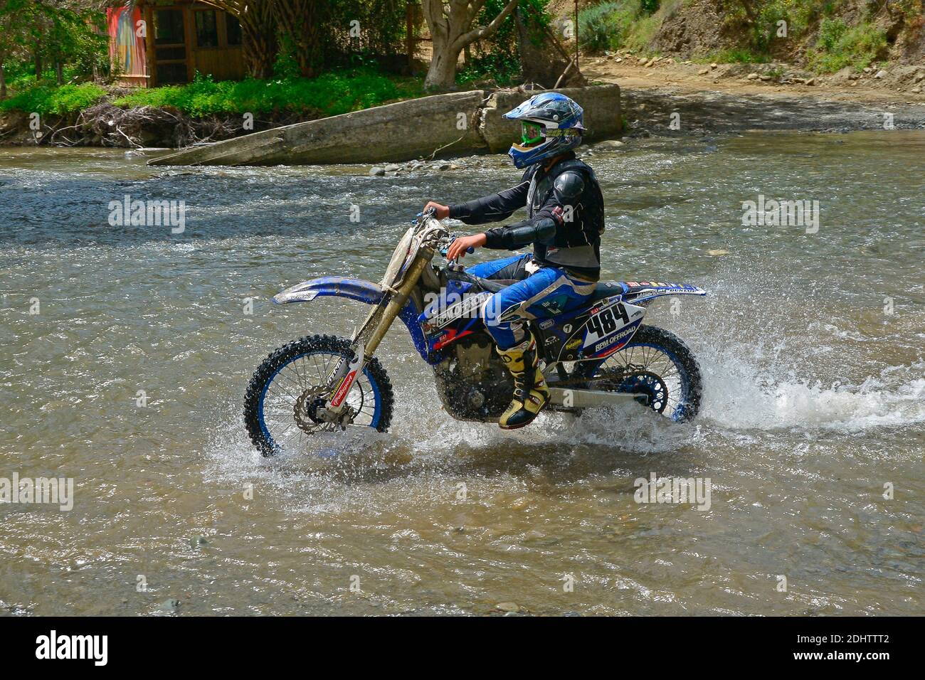 Enjoying ‘off Road’ motor bike sport at Kelefos the Medieval Venetian ...