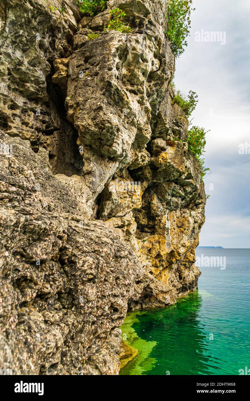 The Grotto Caves Bruce Peninsula National Park Tobermory Ontario Canada ...