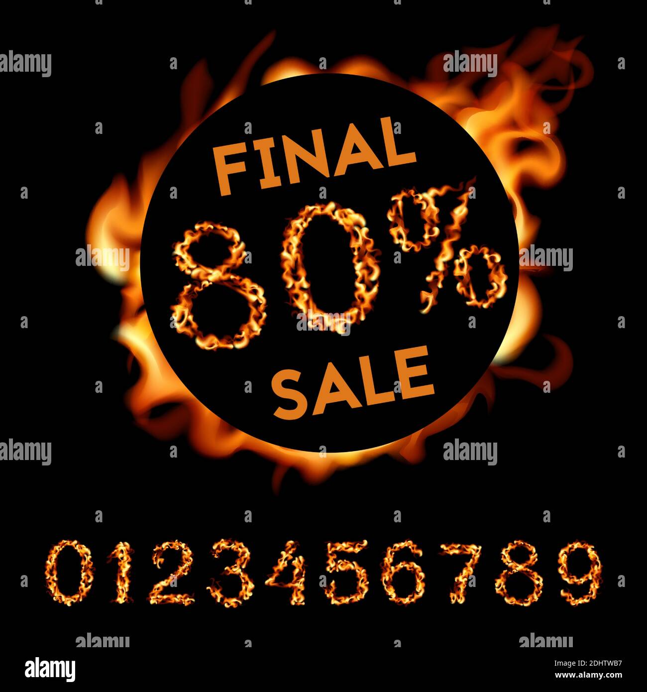 Black friday 80% off Stock Vector Images - Alamy