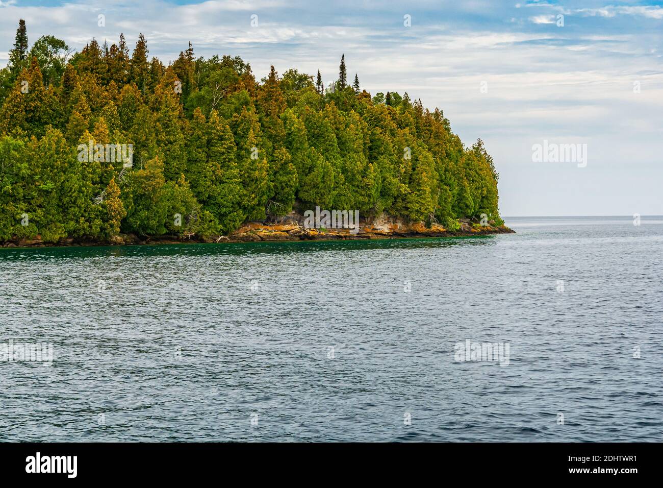 Flower Pot Island Fathon Five National Park Tobermory Ontario Canada in ...