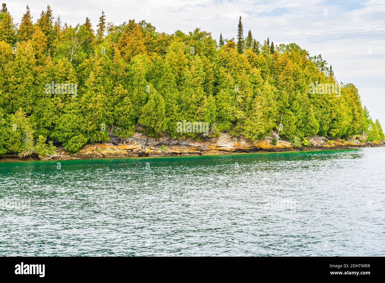 Flower Pot Island Fathon Five National Park Tobermory Ontario Canada in ...