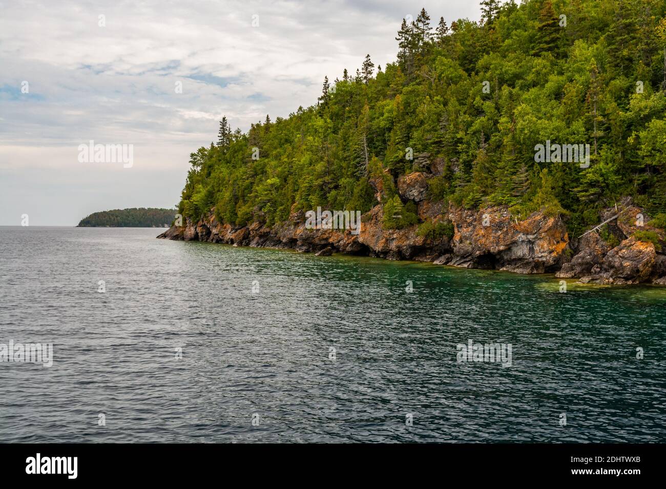 Flower Pot Island Fathon Five National Park Tobermory Ontario Canada in ...