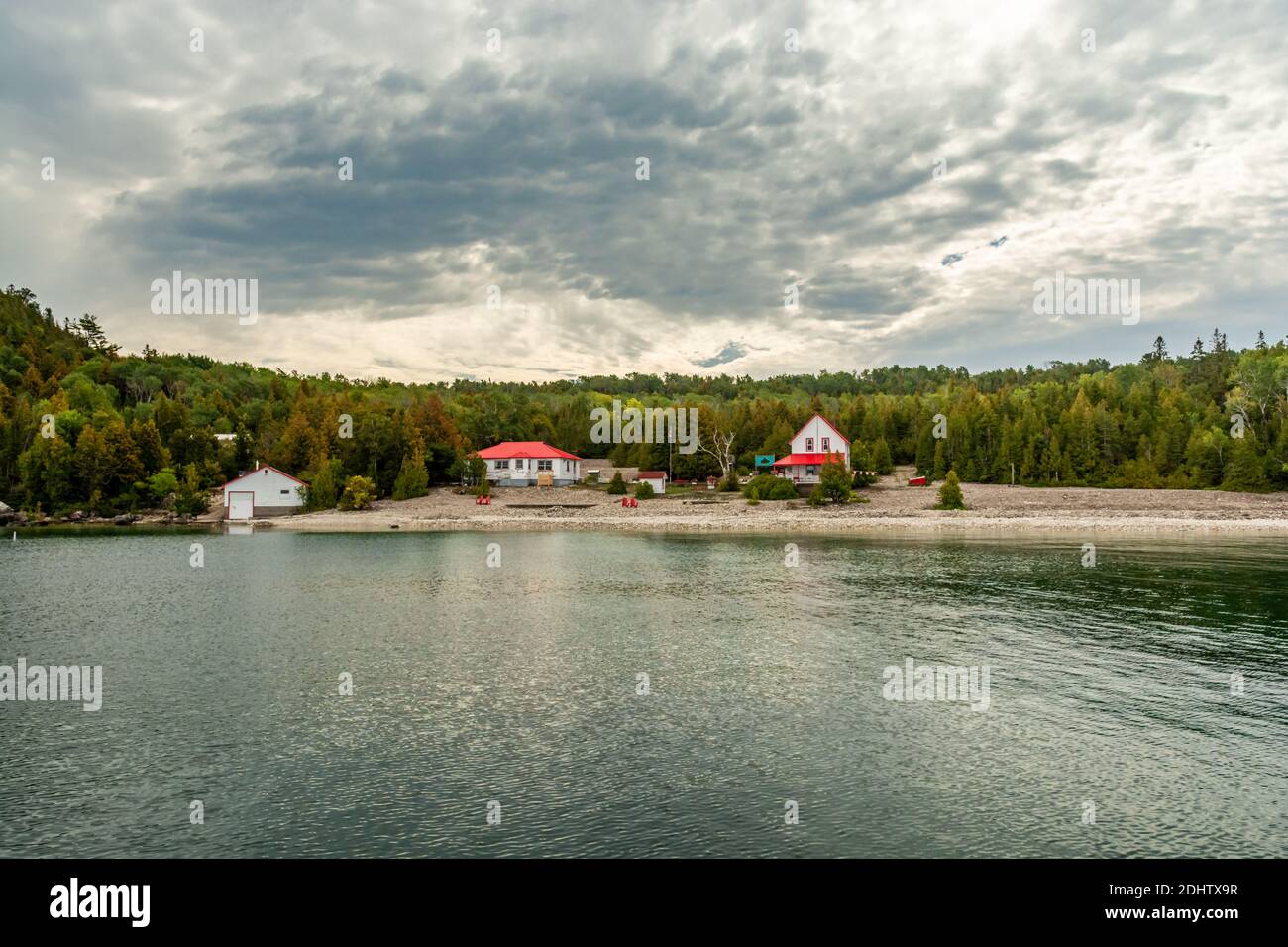 Flower Pot Island Fathon Five National Park Tobermory Ontario Canada in ...