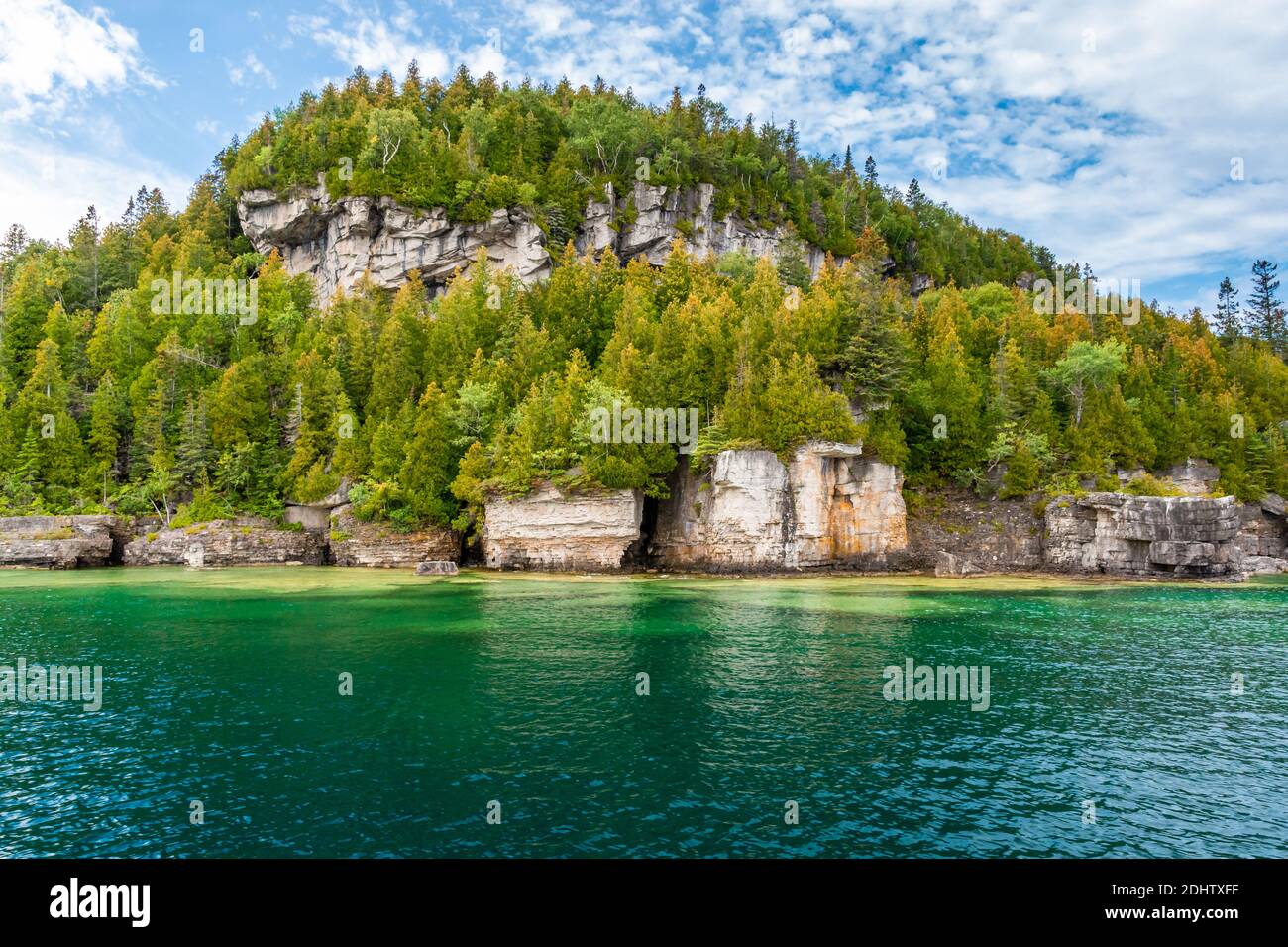 Flower Pot Island Fathon Five National Park Tobermory Ontario Canada in ...
